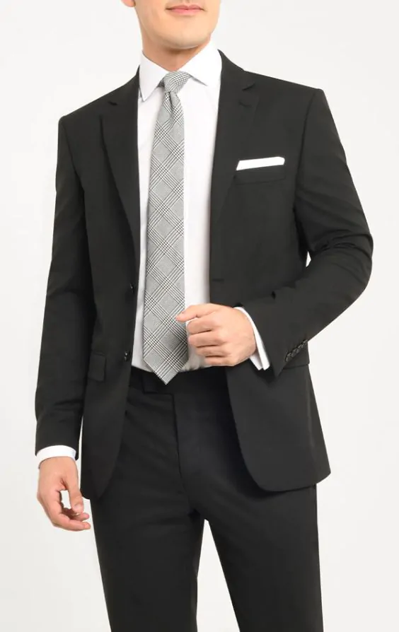 Dobell Black Suit Jacket | Dobell