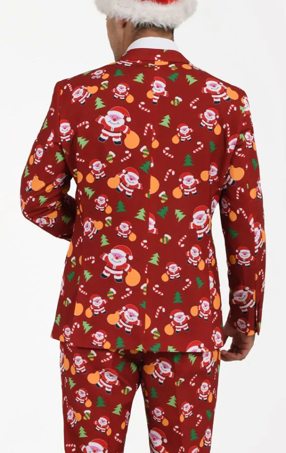 Dobell 'Happy Santa Claus' Red Christmas Suit | Dobell