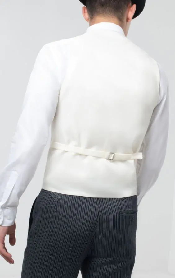 Dobell Gold/Buff Double Breasted Shawl Lapel Morning Suit Waistcoat ...