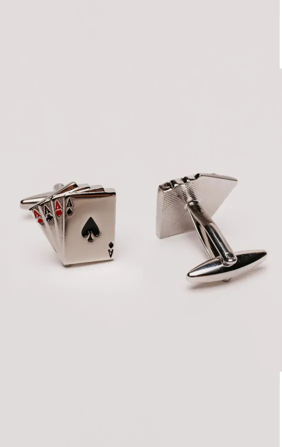 Aces Playing Card Cufflinks | Dobell