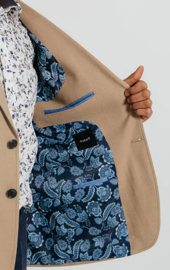 Tan Linen Twill Jacket | Dobell