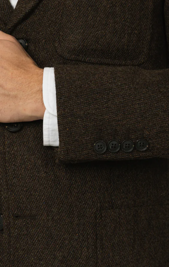 Brown Barleycorn Tweed Jacket | Dobell