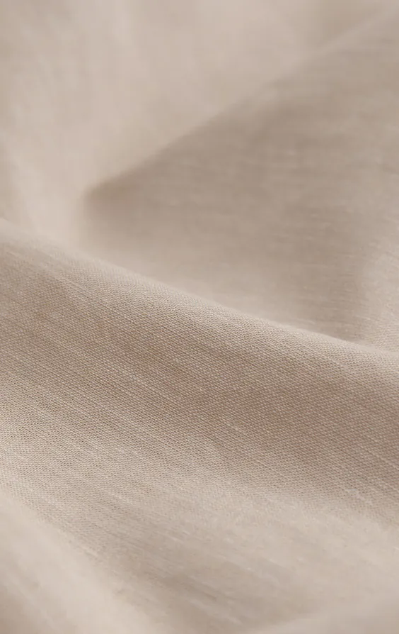 Stone Linen Short Sleeve Shirt | Dobell