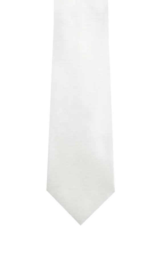 Ivory Dupion Tie | Dobell
