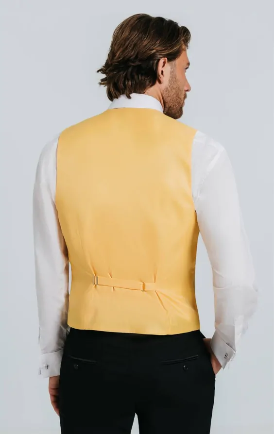 Dark Gold Dupion Waistcoat | Dobell