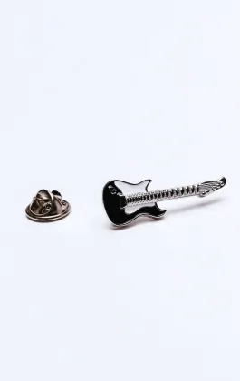 Silver Coloured Music Note Lapel Badge | Dobell