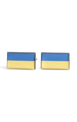 Ukraine Flag Cufflinks | Dobell