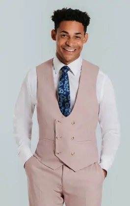 Dusty Pink Suit with Peak Lapel | Dobell
