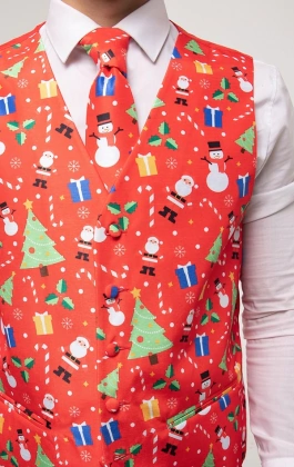 Festive Fun Red Christmas Suit | Dobell