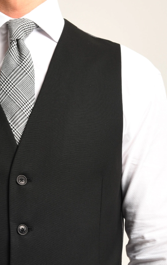 Dobell Black Waistcoat | Dobell