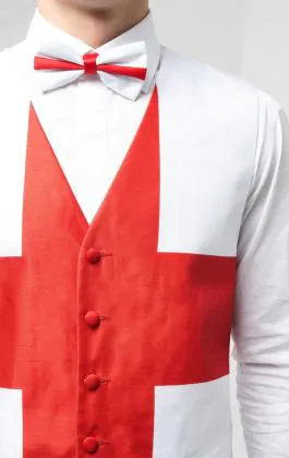 Pre-Tied St George Cross Bow Tie | Dobell
